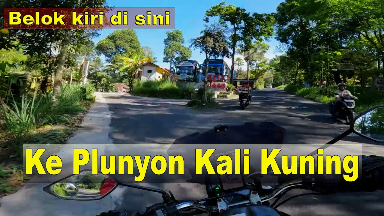 Rute jalan menuju ke Jembatan Plunyon Kali Kuning, Jembatan KKN Desa ...