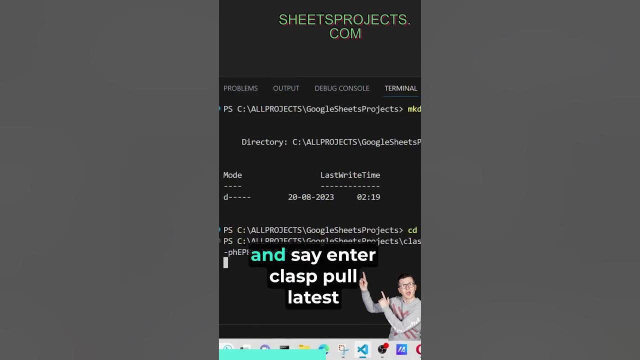 Clasp for google app script #shortsvideo #spreadsheets #tutorial #googleappsscript # ...