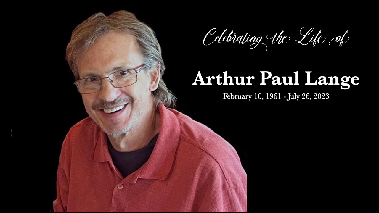Celebration of Life Service for Arthur Lange - YouTube