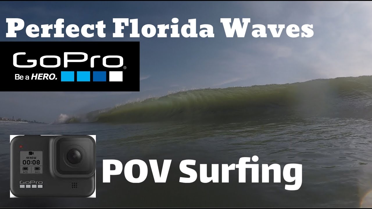 SURFING SUPER FUN GLASSY FLORIDA WAVES I GoPro POV - YouTube