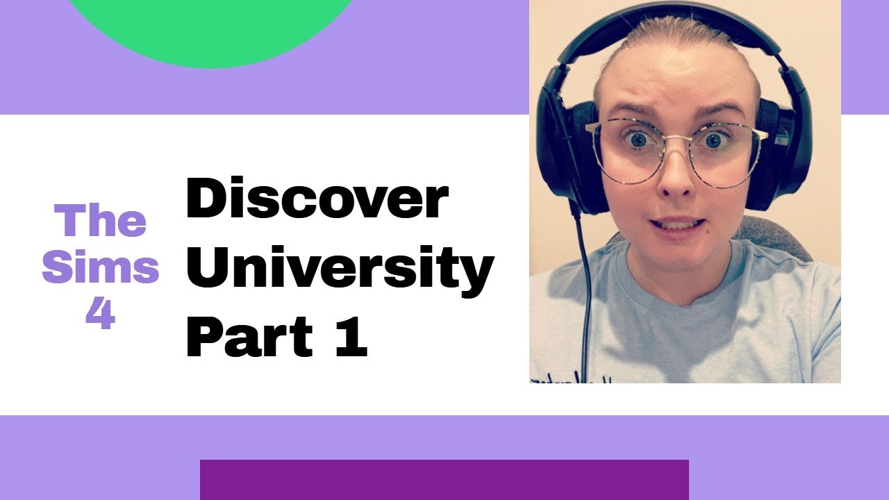 The Sims 4 | Discover University | Part 1 | 4 subjects and a job! - YouTube