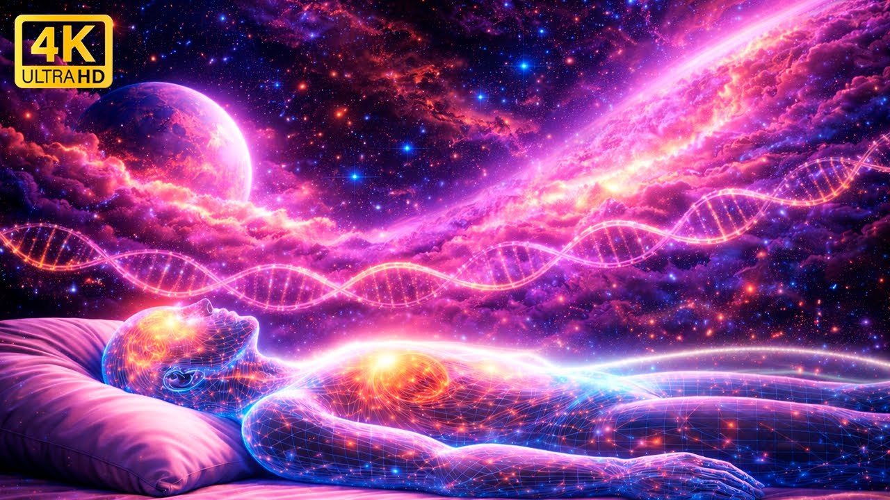 528Hz | Deep Sleep Music | Whole Body Healing Frequency, Melatonin ...