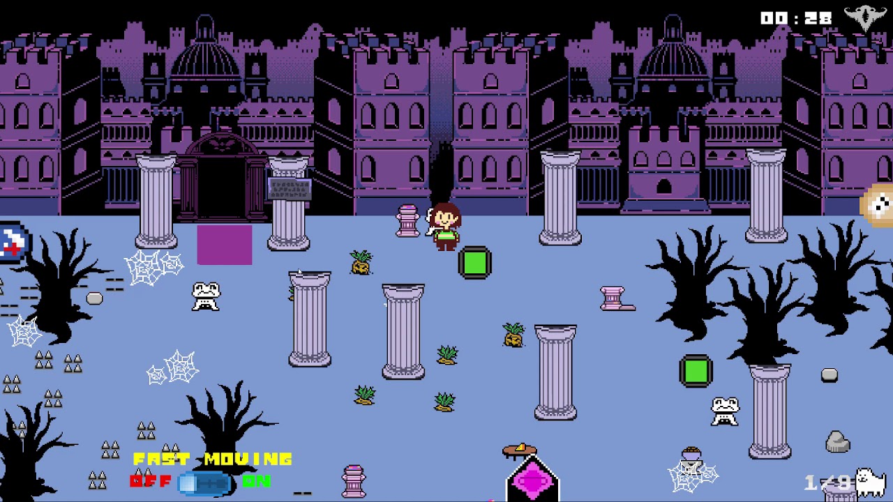 Clickertale 2 World 2 - Snowdin: All levels & Bosses - YouTube