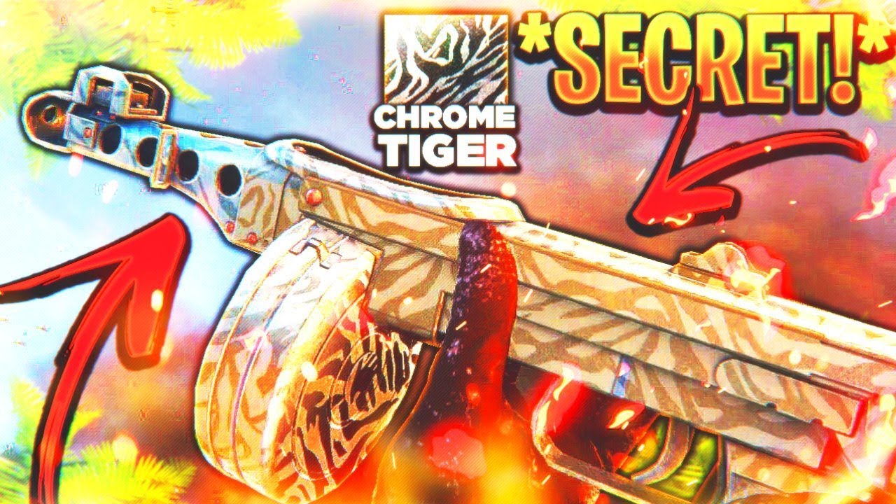 NEW "CHROME TIGER" CAMO Gameplay in COD WW2! (SECRET CAMO UNLOCKED ...