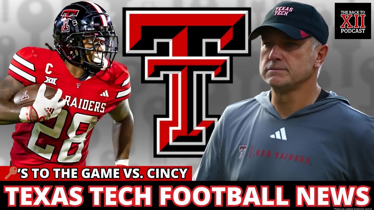 Texas Tech Keys To The Game vs. Cincinnati - YouTube