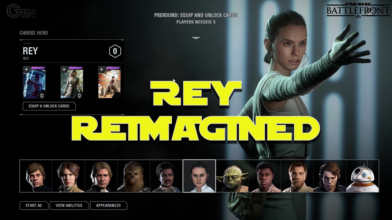 Rey Reimagined Mod Showcase! (Battlefront 2) - YouTube