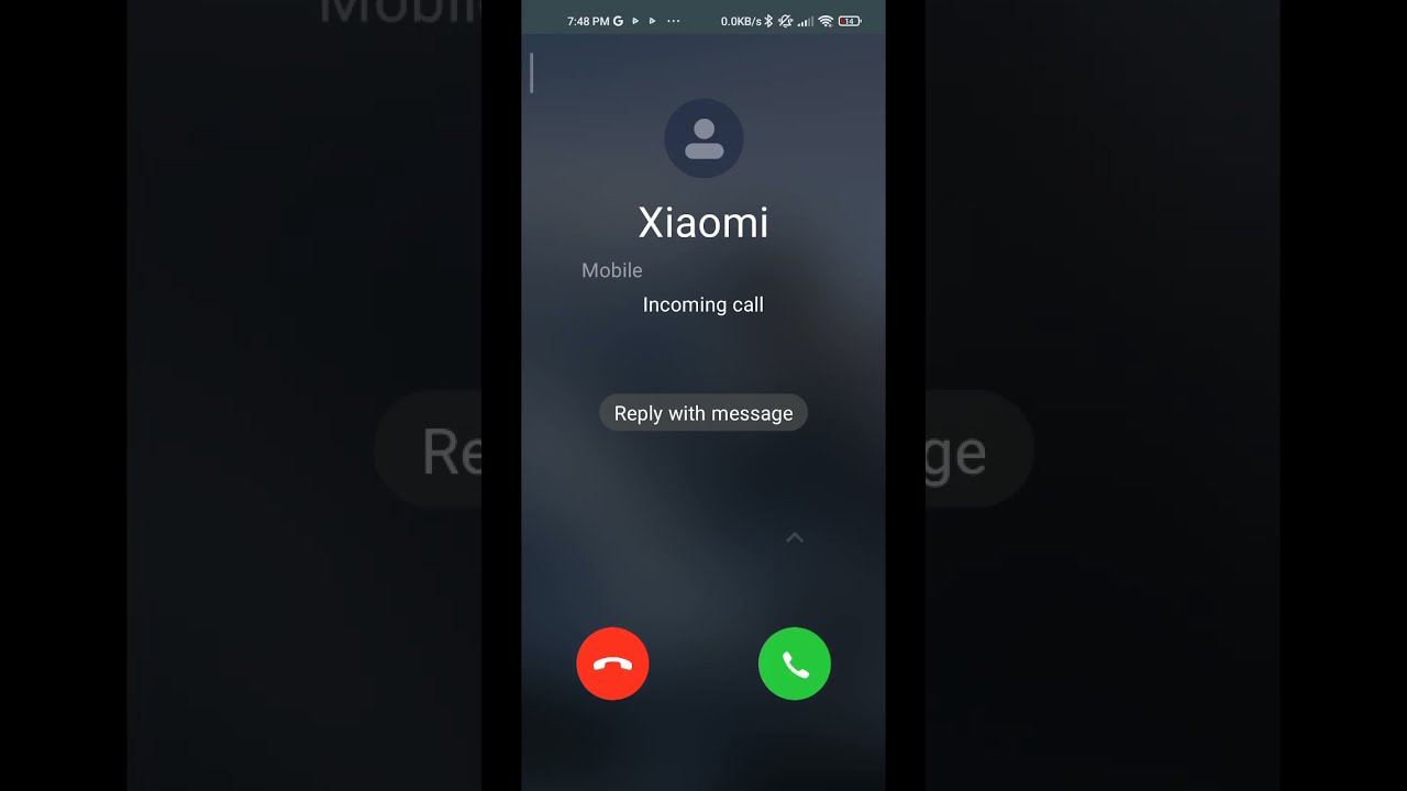 Xiaomi MIUI 12 Xiaomi Redmi Note 11 İNCOMİNG CALL - YouTube