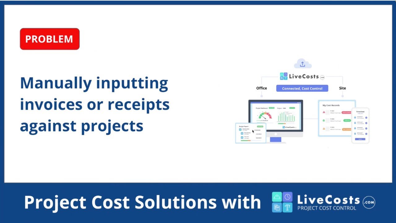 Manually Inputting Invoices or Receipts Against Construction Projects - YouTube