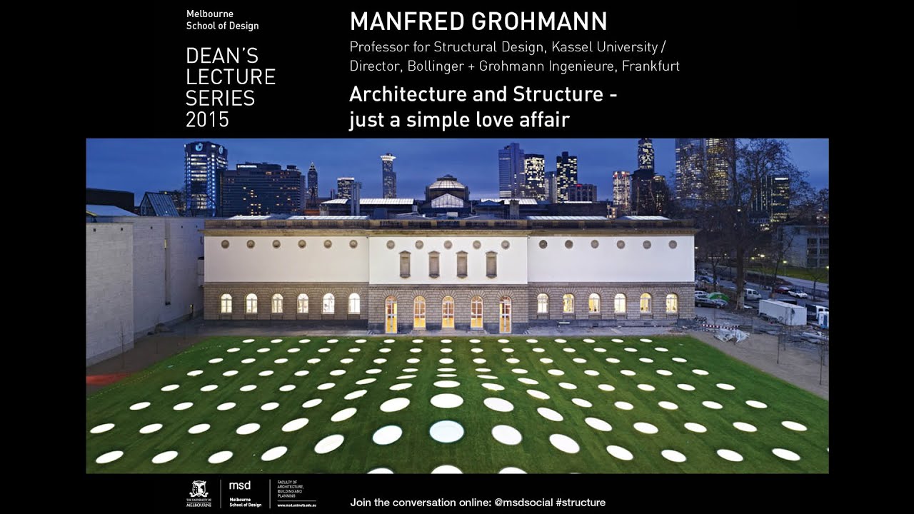 Dean's Lecture Series 2015 - Prof. Manfred Grohmann - YouTube