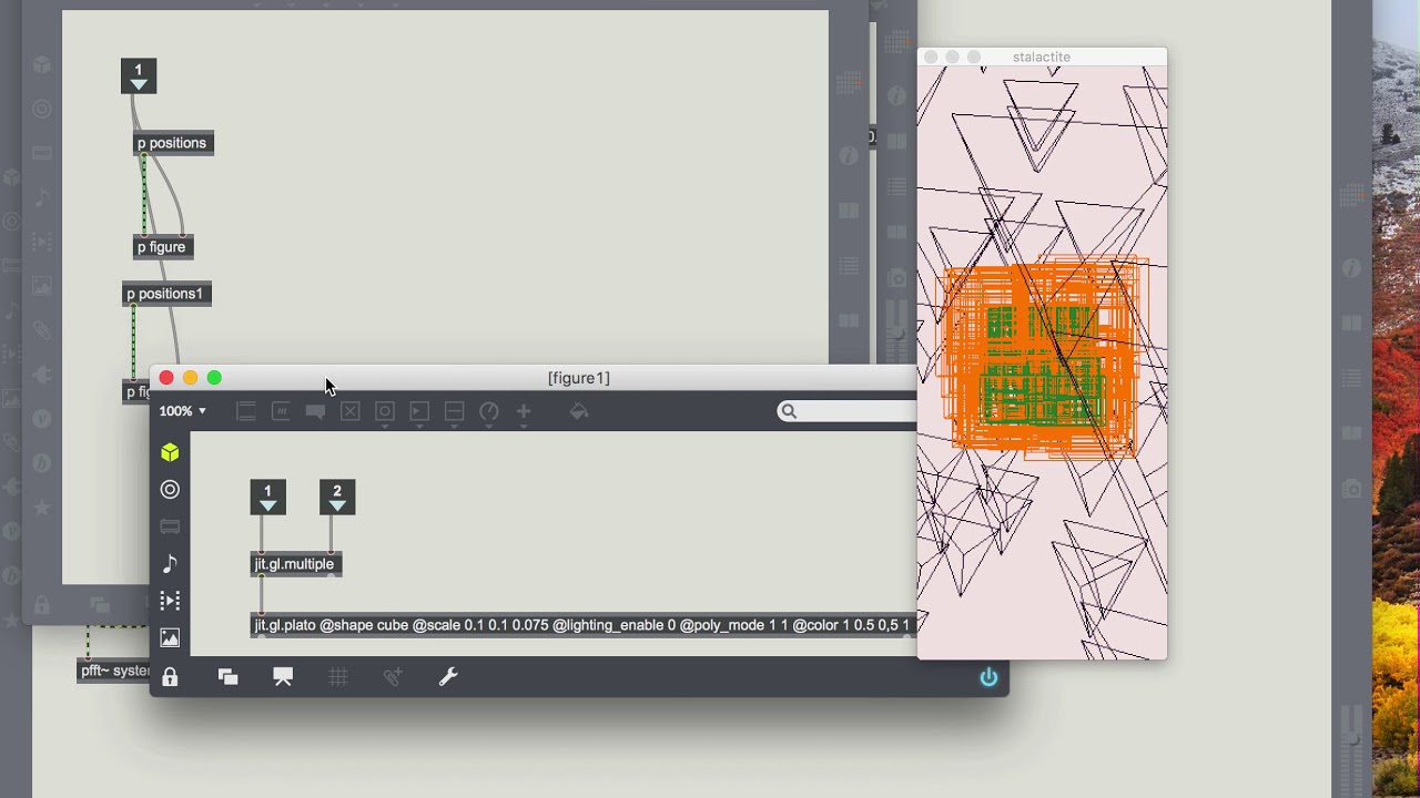 MAX MSP: Pfft~ Rotating Visual - YouTube