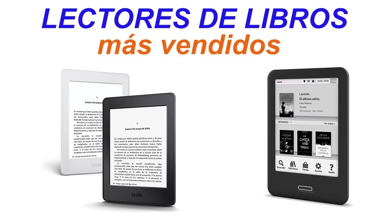 Lector de libros | Los lectores de libros electrónicos más vendidos ...
