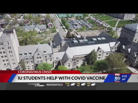 IU students help administer vaccines