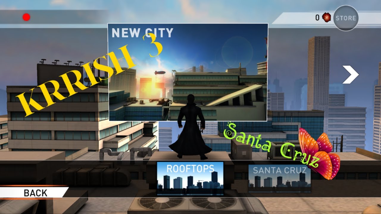 Krrish 3 The Game / Gameplay (Part 1) / NEW CITY - SANTA CRUZ / Krrish ...