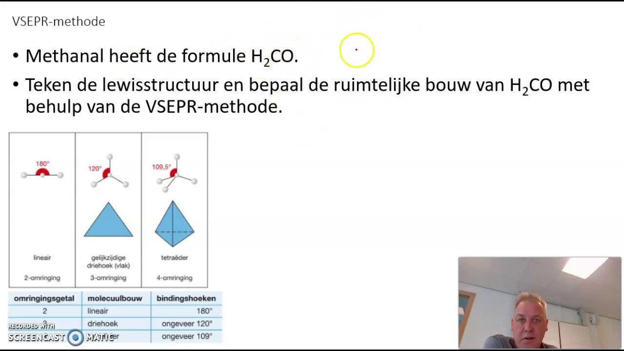 VSEPR-methode . Omringingsgetal 3 - YouTube