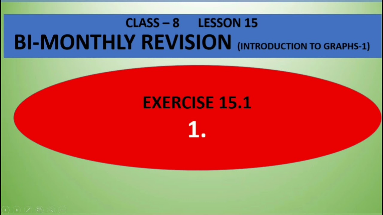 Bi monthly Revision Introduction To Graphs 1 YouTube Bi monthly Revision Introduction To Graphs 1 YouTube