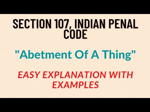 Section 107, IPC - YouTube