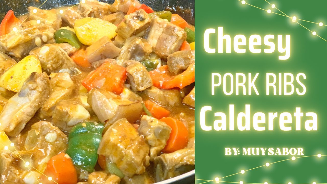Cheesy Pork Ribs Caldereta || Make Your Dinner Extra Yummy! #stew #food ...