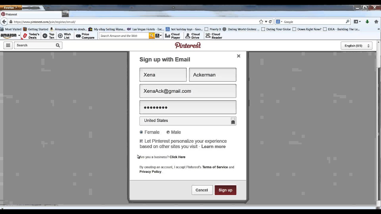 How to Create a Pinterest Account - YouTube