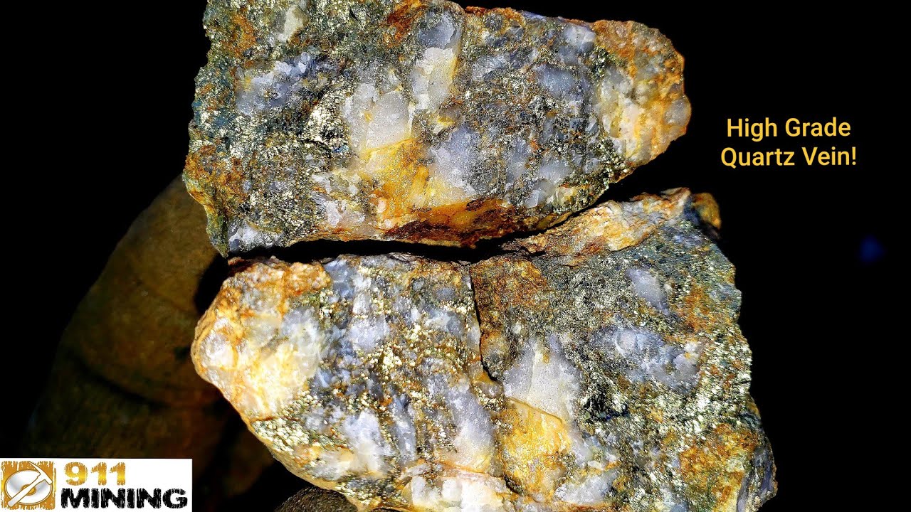 Heavily Mineralized Outcrop With High Grade Quartz Veins & Massive ...
