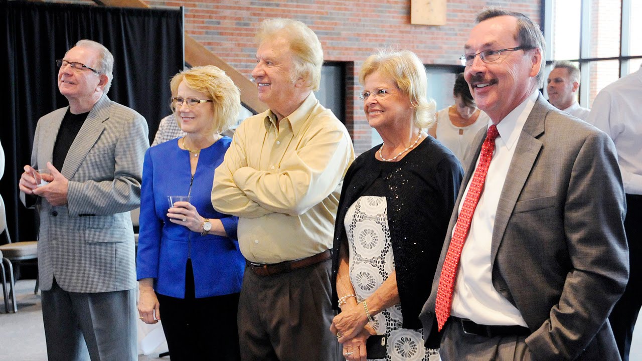 Retired Judge Dennis Carroll receives Sagamore - YouTube