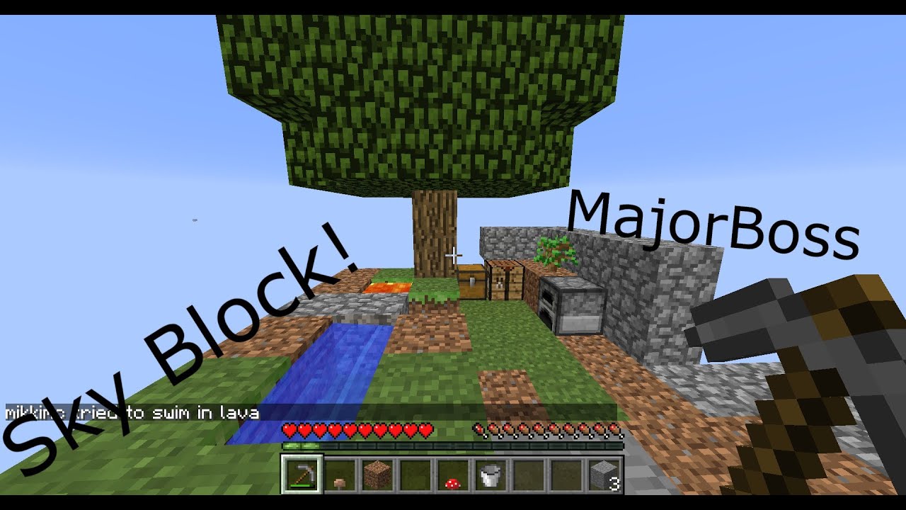 Sky Block Ep.1 - Cobble Farm! - YouTube