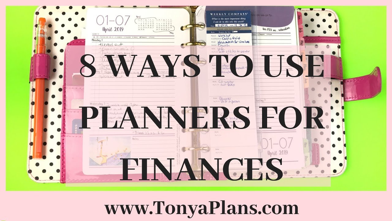 8 Ways To Use A Planner For Your Finances - YouTube