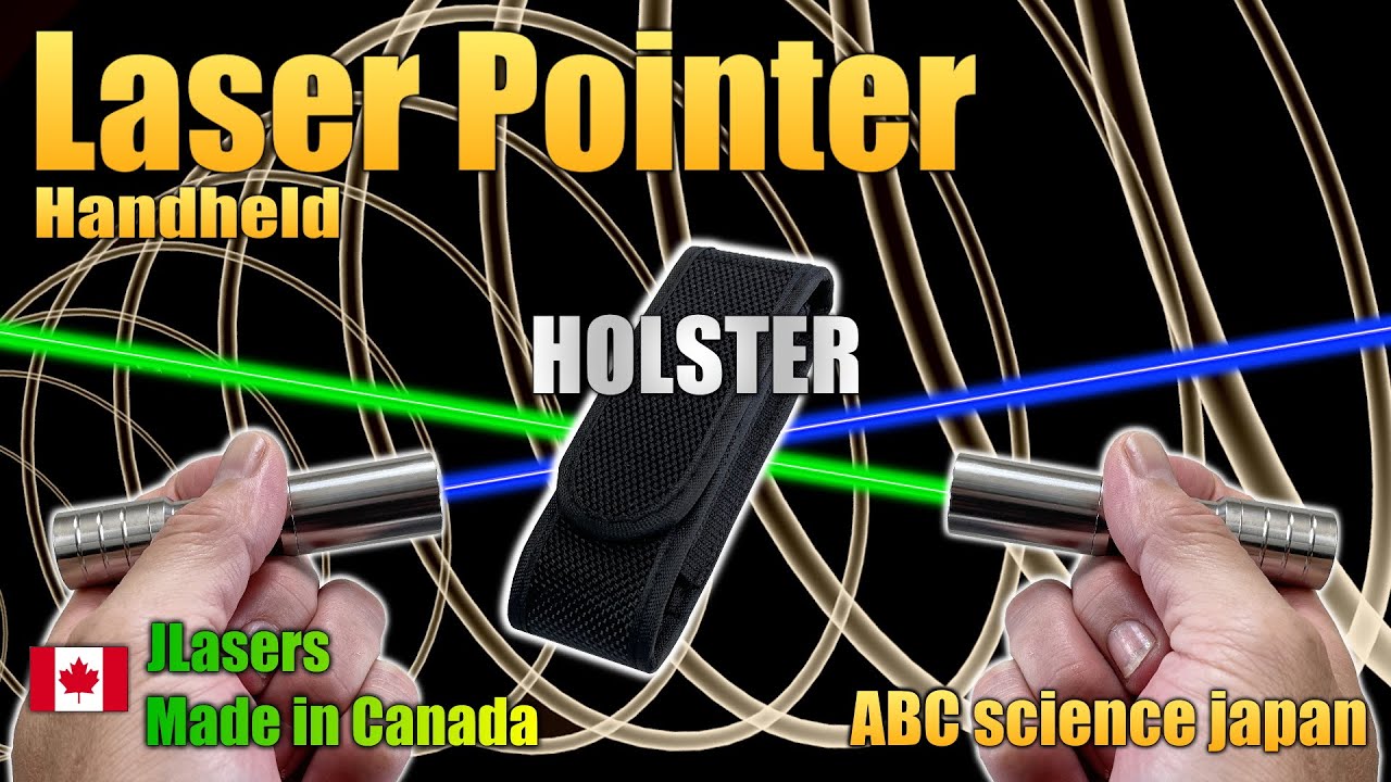 レーザーポインター（Laser Pointer）JLasers （HOLSTER）- Video No.16 - YouTube
