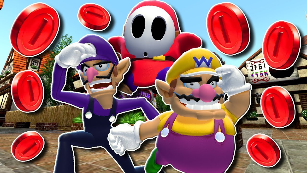 Wacky Wario Bros Shorts: The 8 Red Coins - YouTube