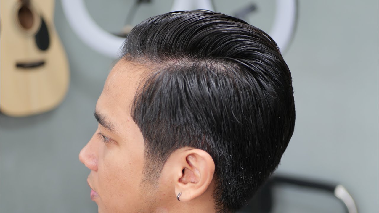 TRIM HAIRCUT- Brush up with sidepart💥 - YouTube