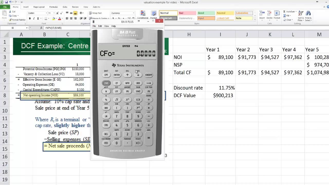 Value Calculation Using Uneven Cash Flows YouTube Value Calculation Using Uneven Cash Flows YouTube