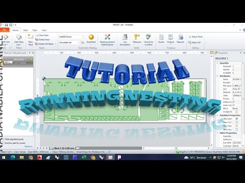 Tutorial Running Nesting - YouTube