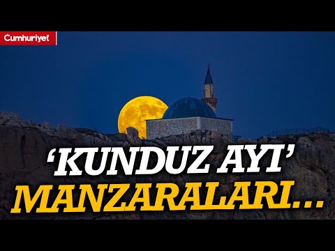 2025'in son Süper Ay'ı: Kunduz Dolunayı yurtta seyirlik manzaralar ortaya çıkardı