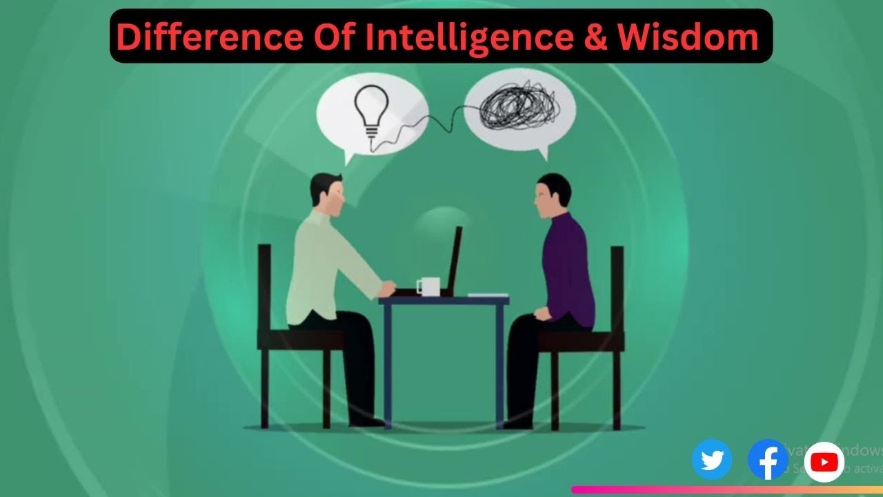 Difference Of Intelligence & Wisdom | Short Video 2023 | Self-made ...