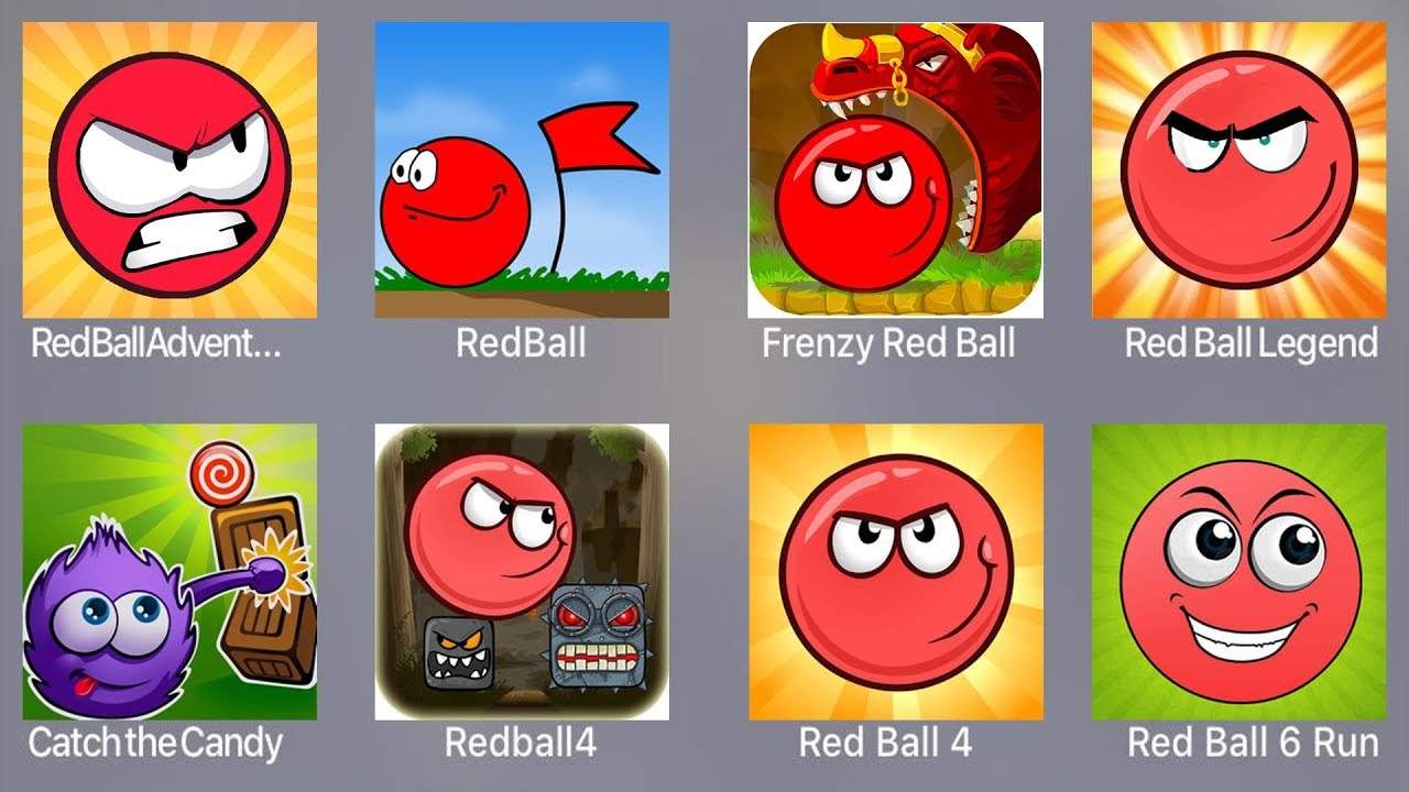 Red Ball Adventure,Red Ball Classic,Frenzy Ball,Red Ball Legend,Catch ...