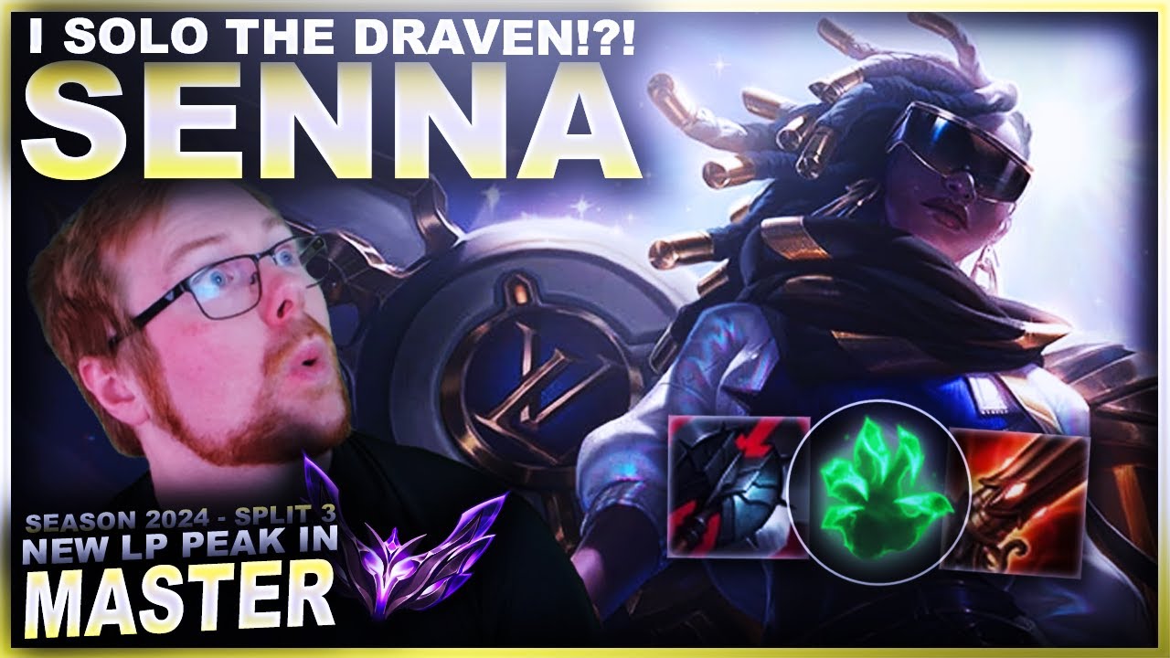 I'M SOLOING THE DRAVEN AS SENNA!?! | League of Legends - YouTube