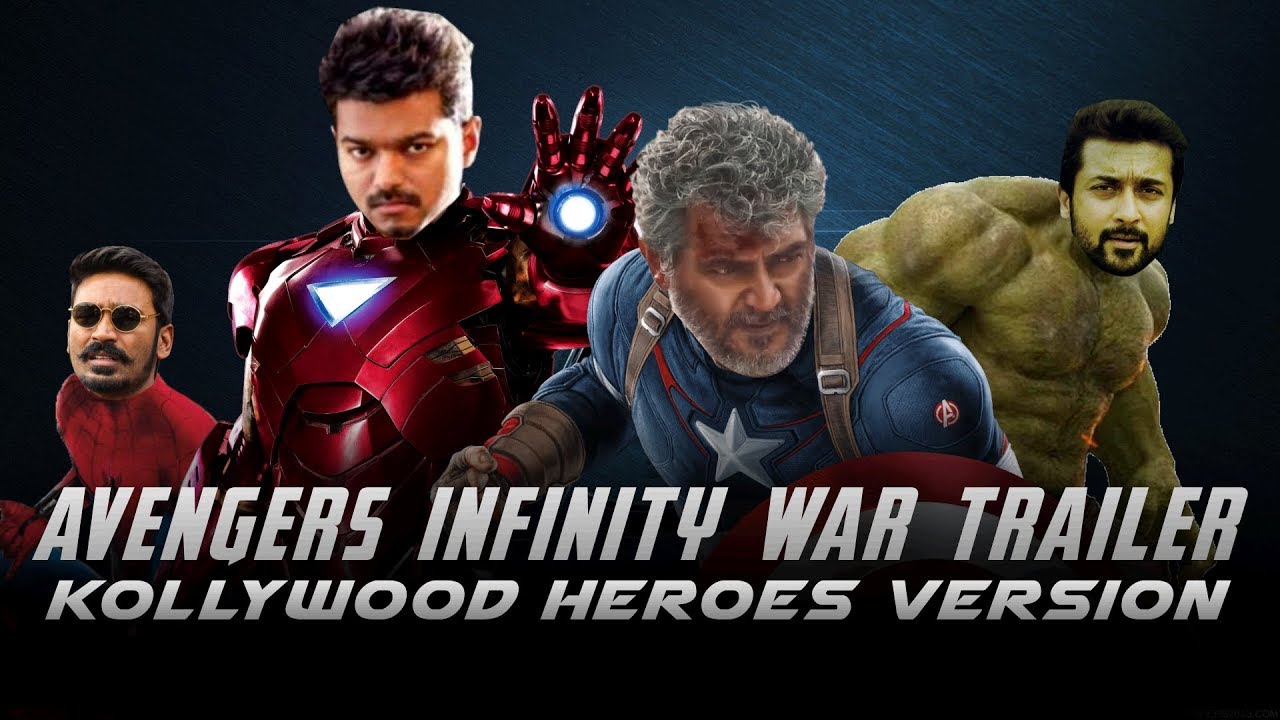 Avengers Infinity War Trailer (Animated) - Kollywood Heroes Version ...