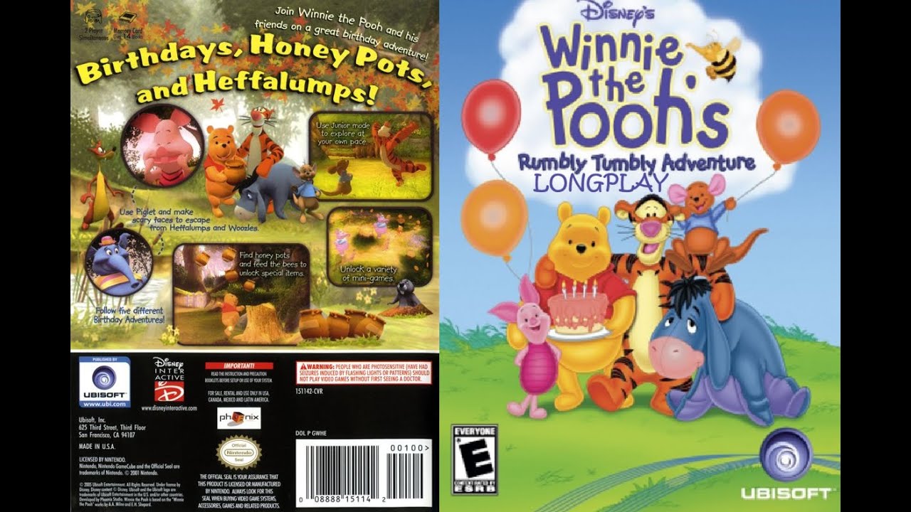 Winnie the Pooh's Rumbly Tumbly Adventure 100% Longplay - YouTube