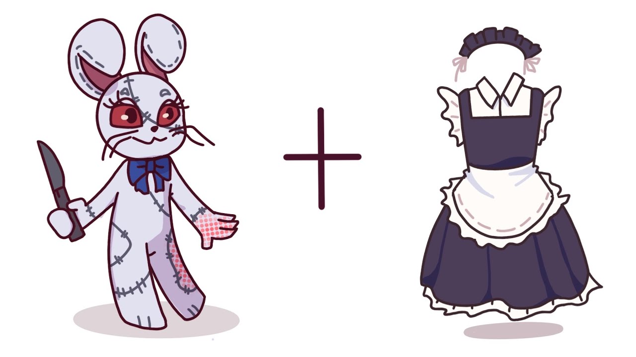 [FNAF] VANNY + MAID COSTUME = 😱?!!! ( FNAF SECURITY BREACH ANIMATION ...