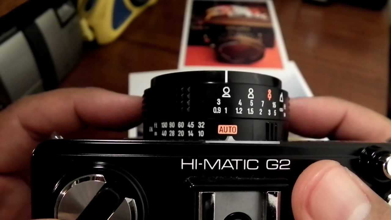 Minolta Hi Matic G2 35mm.rangefinder. AQP-PE's collection - YouTube