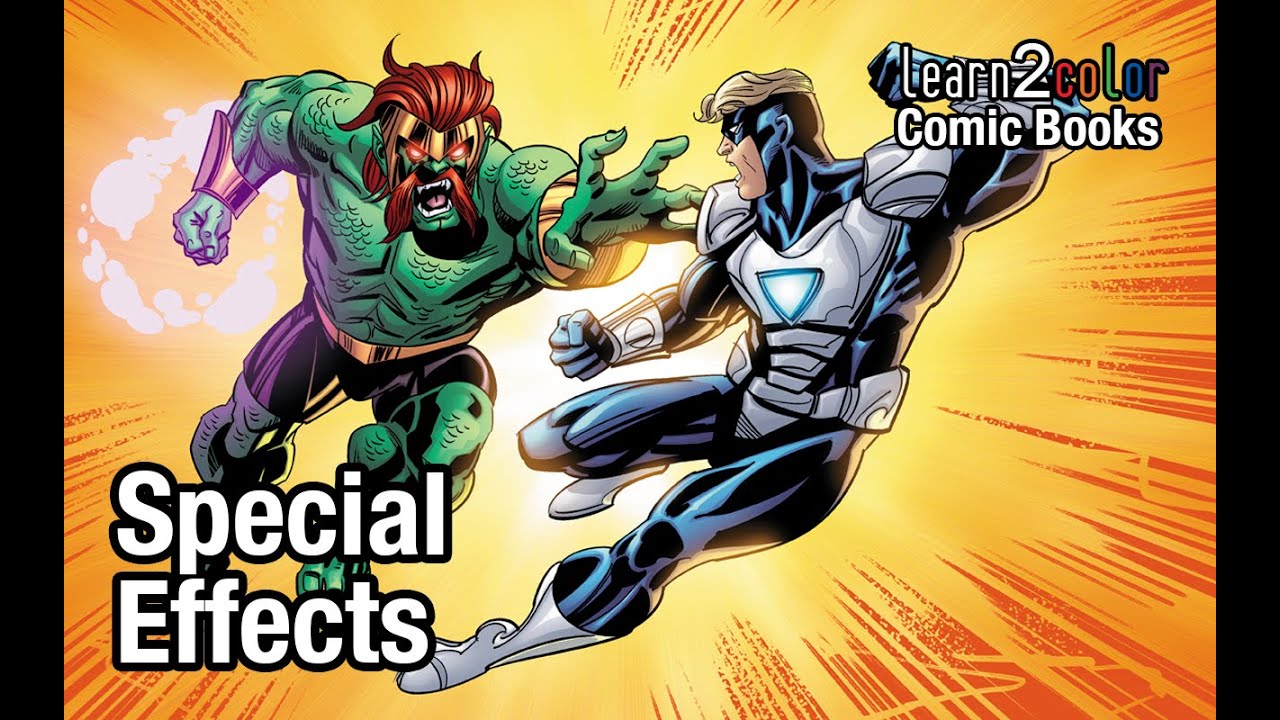 Learn 2 Color Comic Books: Special Effects - YouTube