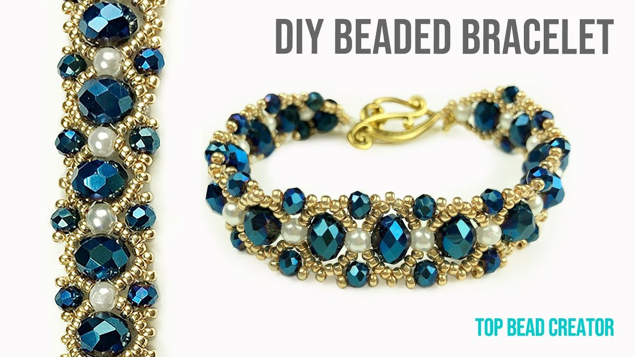 How to make bracelet, DIY jewerly tutorial - YouTube