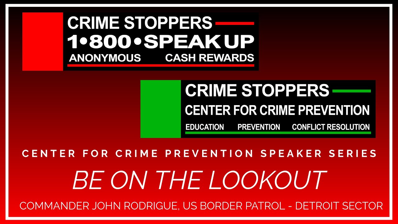 Commander John Rodrigue - Crime Stoppers of Michigan Speaker Series ...