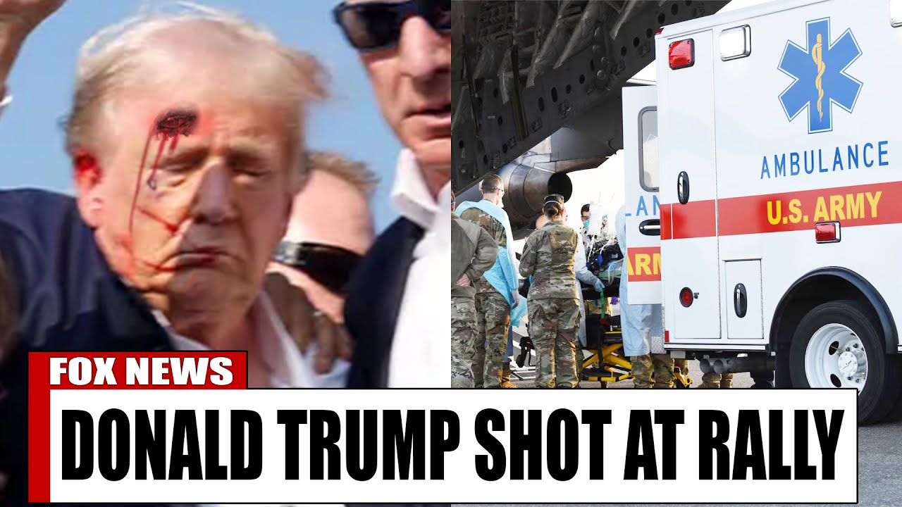 DONALD TRUMP SHOT FOOTAGE HIGHEST QUALITY (CRITICAL CONDITION) HD - YouTube