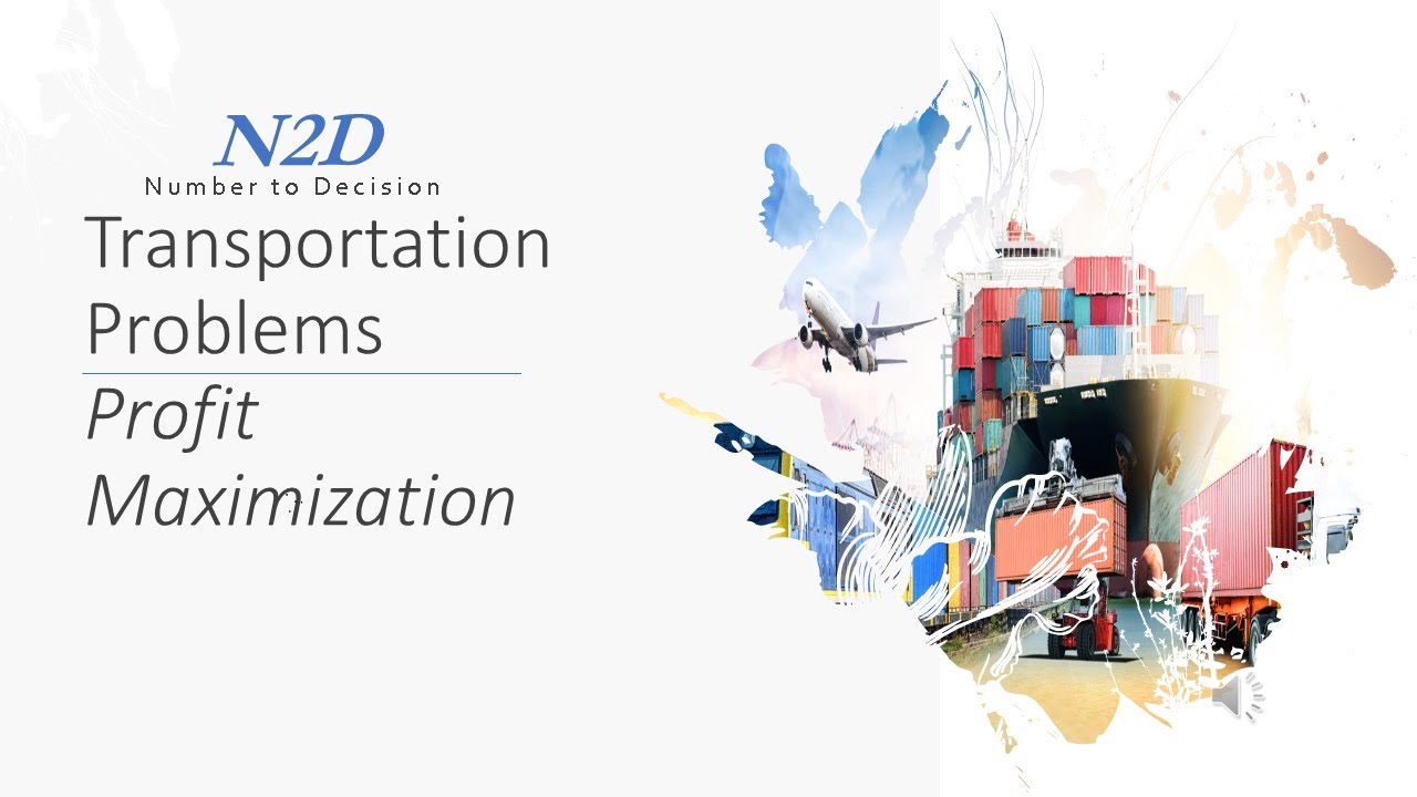 Transportation Problem - Maximization Profit - Vogel’s Approximation ...