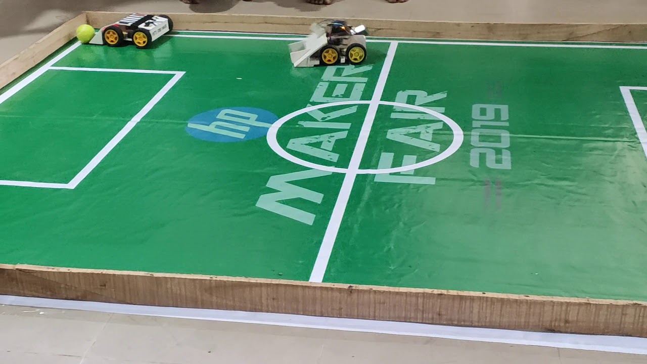 Robo Soccer Dec -2019//1st round(A) | IEEE (HSTU) - YouTube