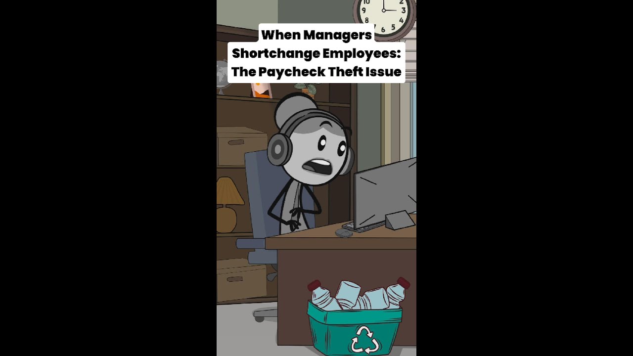 When Managers Shortchange Employees: The Paycheck Theft Issue - YouTube