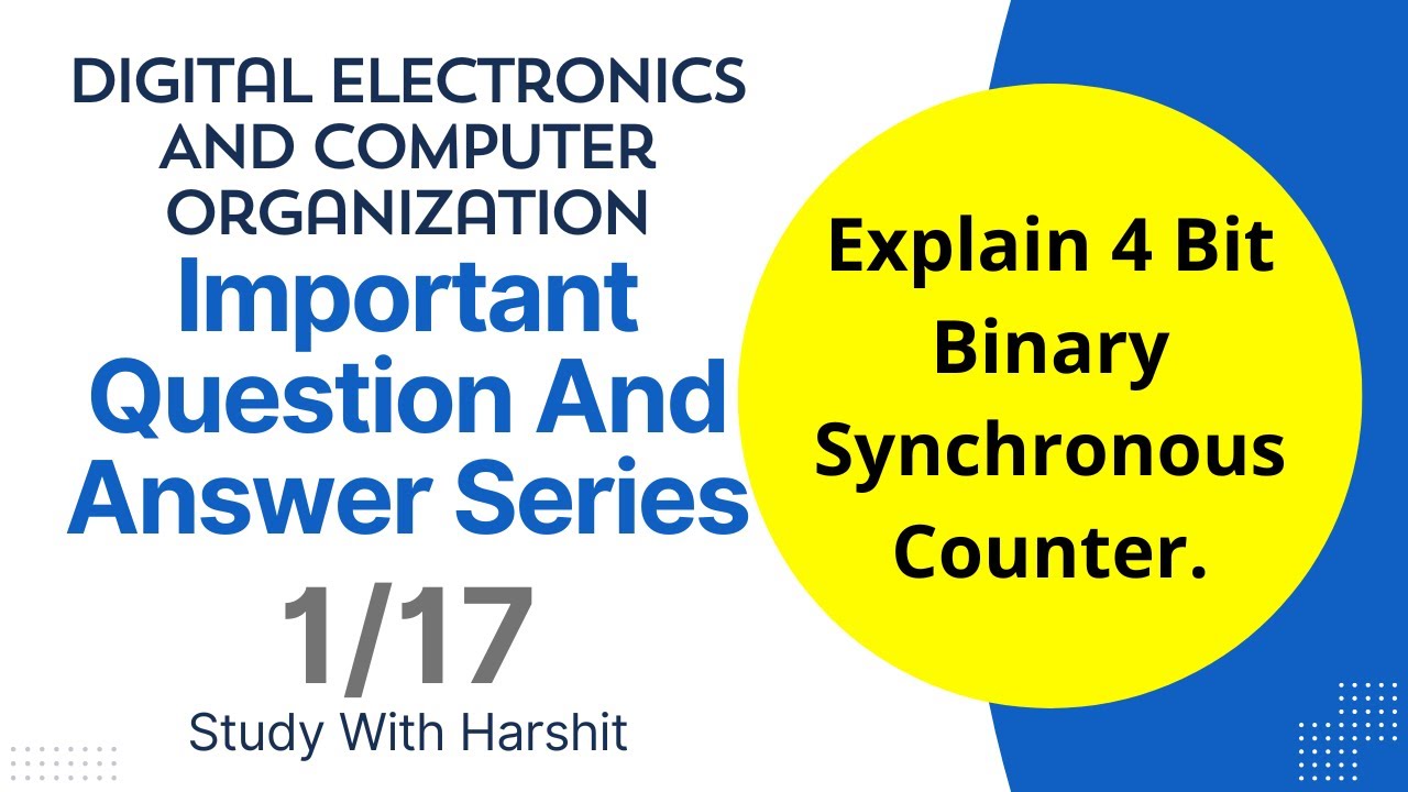 Digital Electronics And Computer Organization Important Q&A Series 1/17 ...