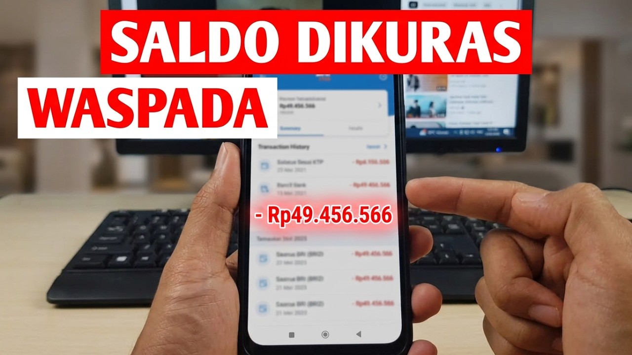 Cara Modus Penipuan Bank BRI Mengambil Saldo Rekening Kita - YouTube
