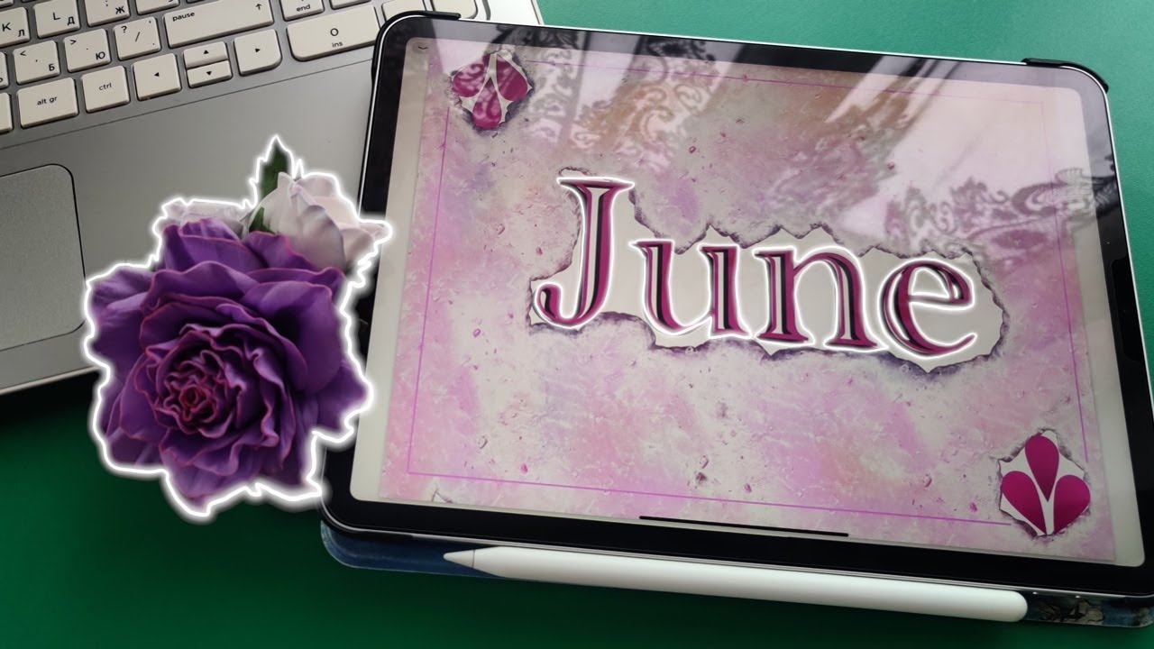 June DIGITAL Bullet Journal setup / Plan with me (2020) - YouTube