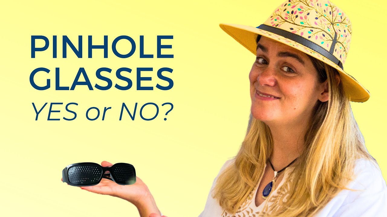 Try this! Pinhole Glasses for Eyesight & Vision Improvement - YouTube
